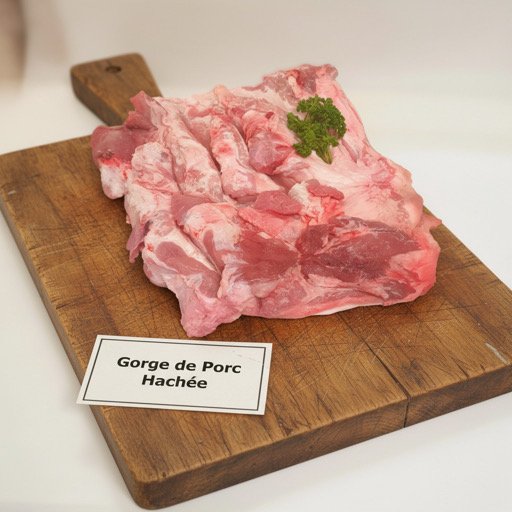 GORGE DE PORC HACHÉE 5 Kg