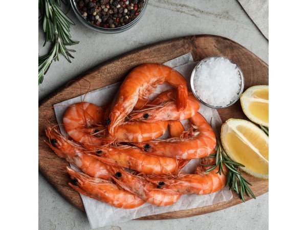 Crevettes de Madagascar BIO cuites 40/60 : Lot de 500 g
