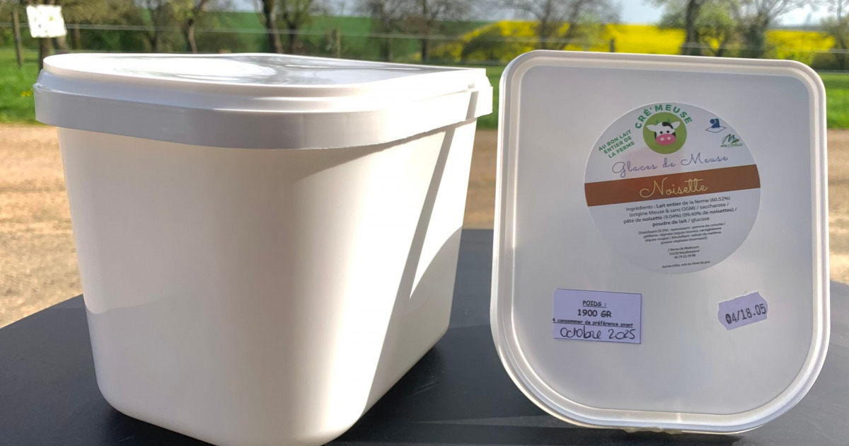 Bac "Noisette" - Crème glacée (2.5L)