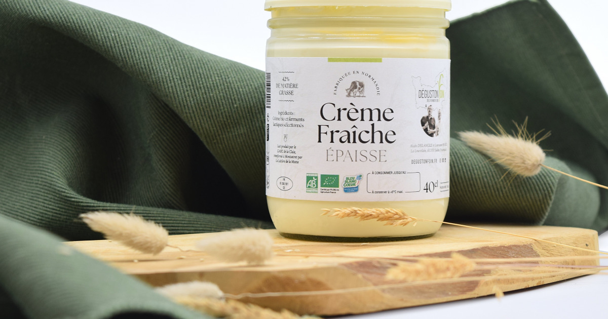 Crème fraiche épaisse Bio et BBC 40 cl