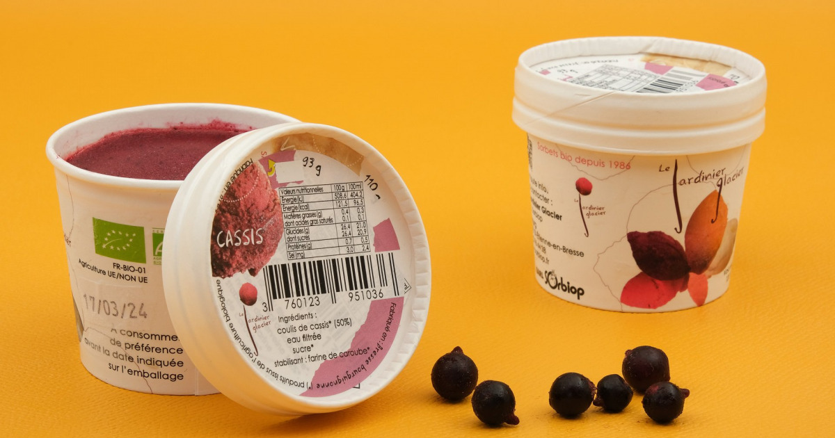 Sorbet Cassis - 140ml X8