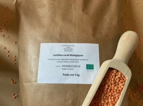 Lentilles corail Bio 5kg