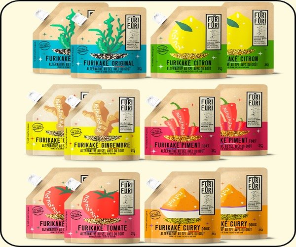 Condiment sésame & algues- Pack découverte DUO 12x45g