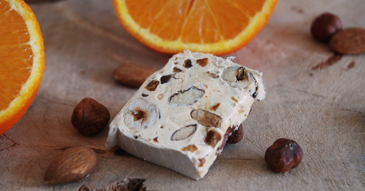 Nougat à l'orange confite