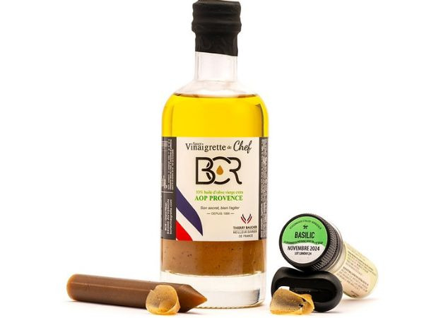 Vinaigrette et crayon Basilic