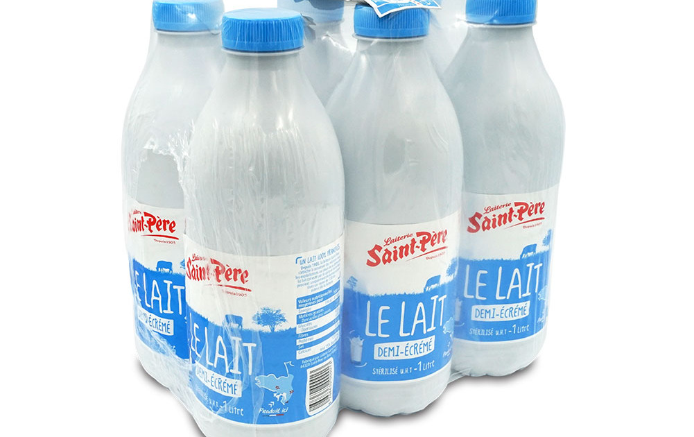 12 x 1L - Lait Uht 1/2 Écrémé