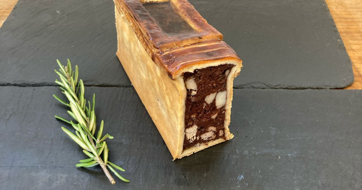 Mini pâté en croûte - boudin - 10 tranches