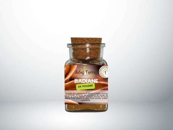 Epices - Badiane Bio (en poudre) 60G