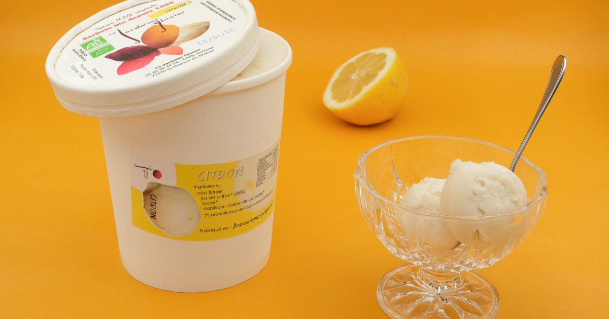 Sorbet citron - 1L X 2