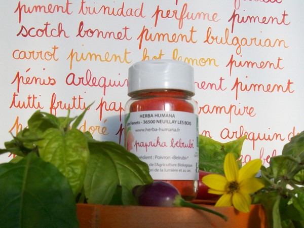 Paprika Belrubi Cultivé en France 30g