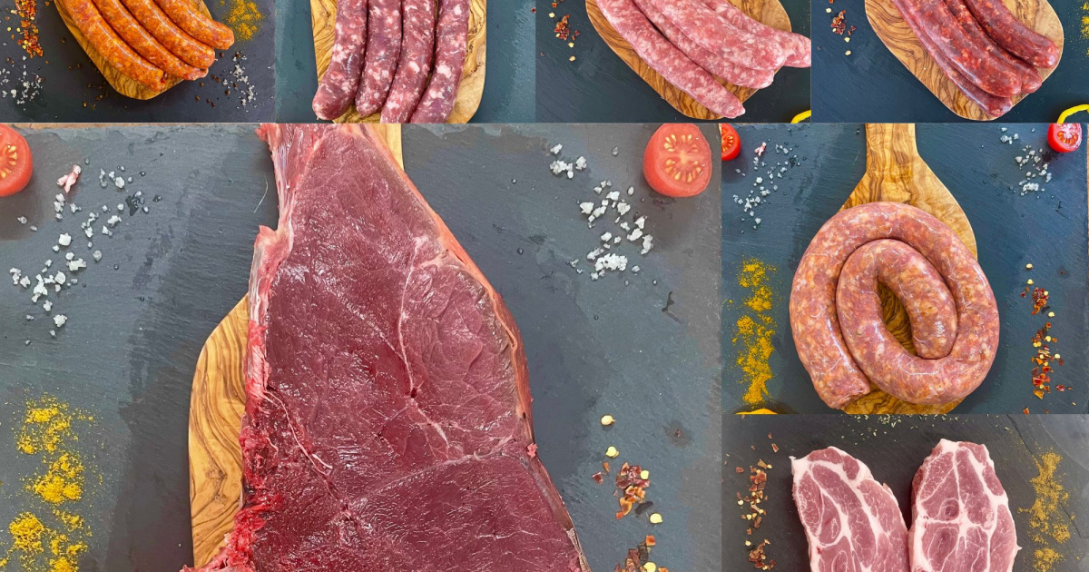 Colis barbecue côte de cheval + saucisses