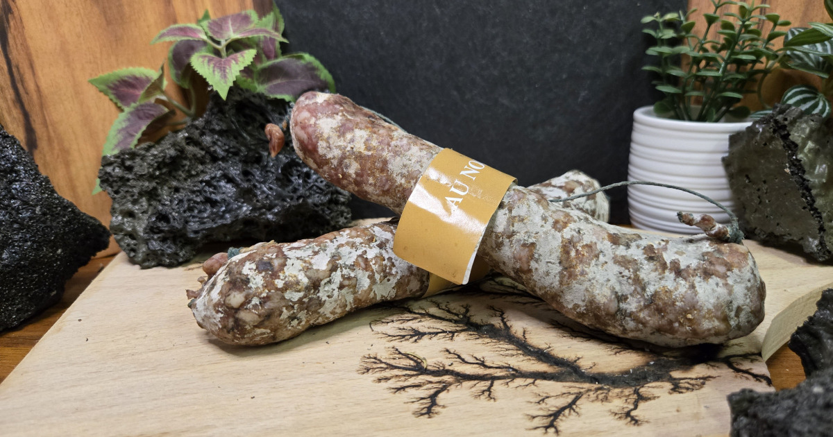 Saucisson sec aux noix