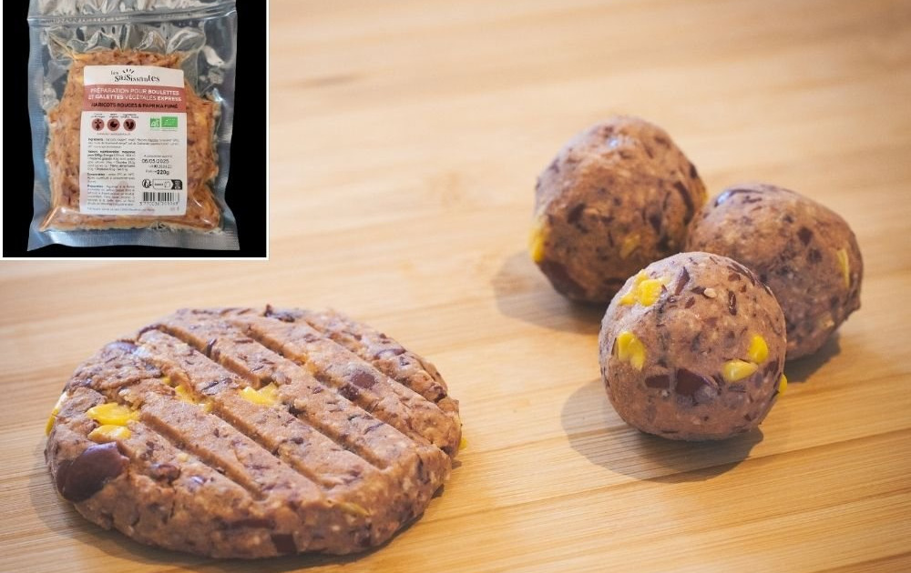 Préparation pour boulettes et galettes végétales express - haricots ...