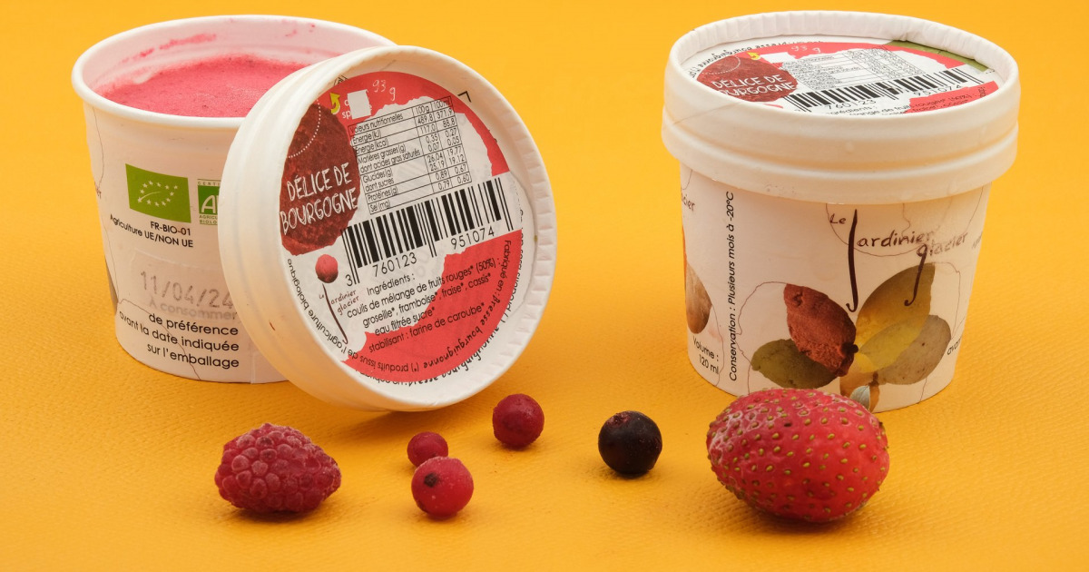 Sorbet Délice de Bourgogne, fruits rouges de notre ferme - 140ml X8