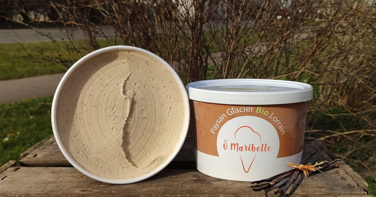 Crème glacée Vanille BIO 1 litre