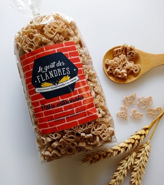 Pâtes animaux de la ferme tricolores