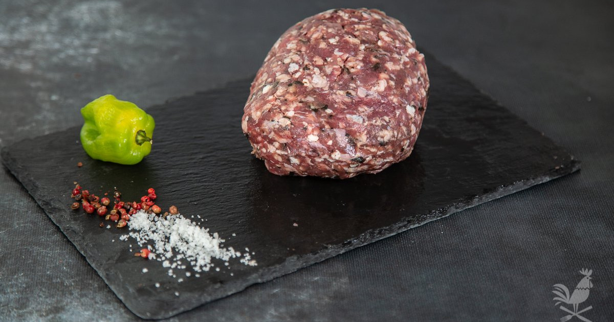 Chair de veau aux champignon des bois (race limousine) - 500g