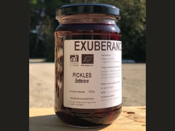 PICKLES BETTERAVE AROMATISEE