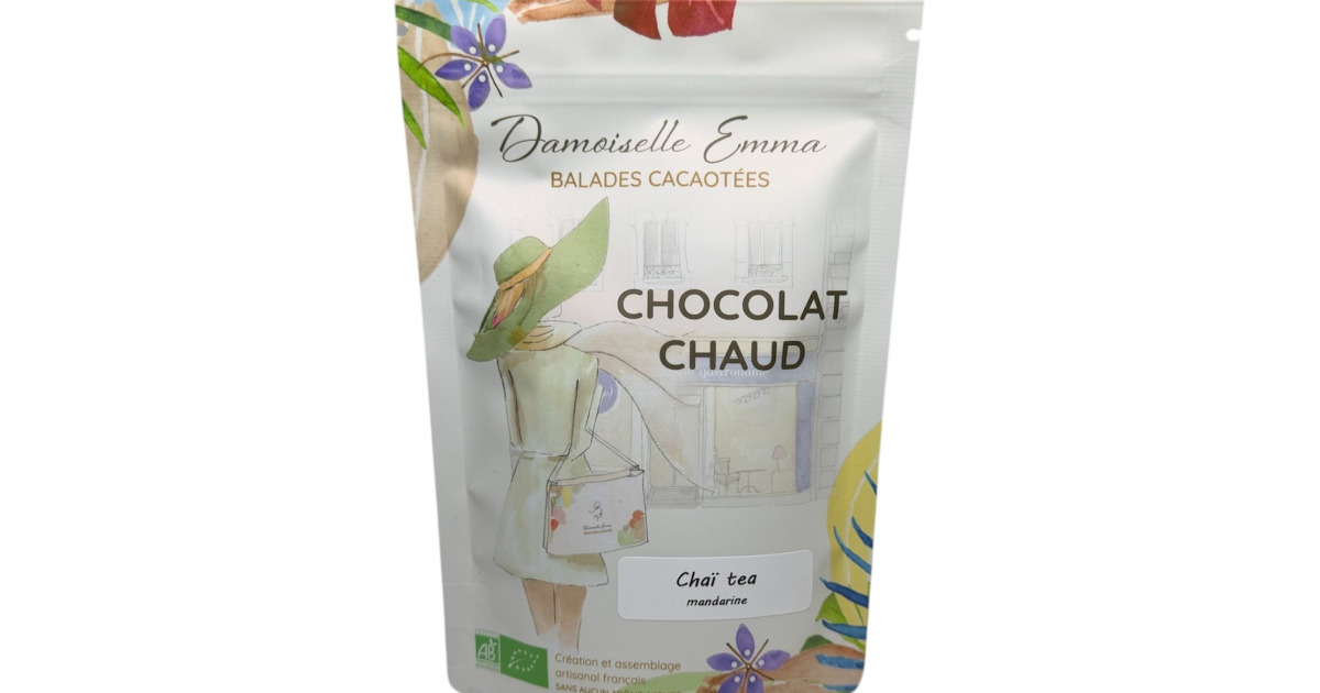 Cacao pour chocolat chaud - Chaï Tea, Mandarine