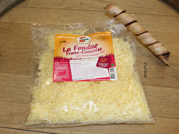 Fromage Râpé Badoz Pour Fondue Aux 3 Fromages, Sachet De 500g Pour 2/3 ...