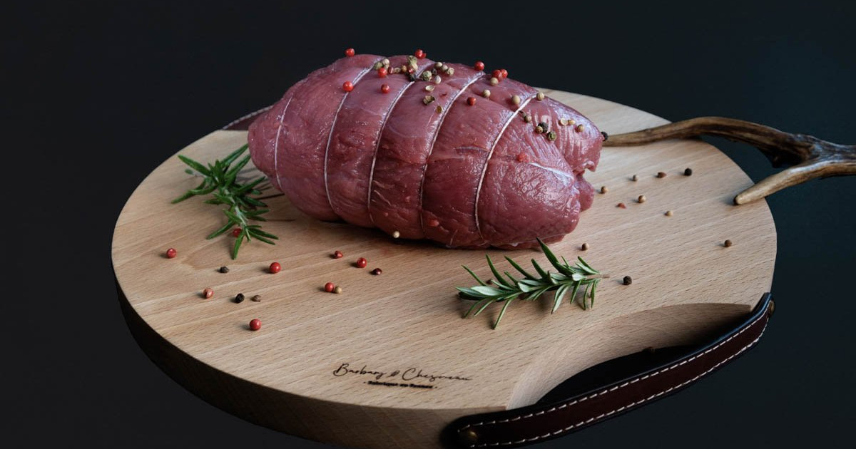 Roti de gigue de biche 800g