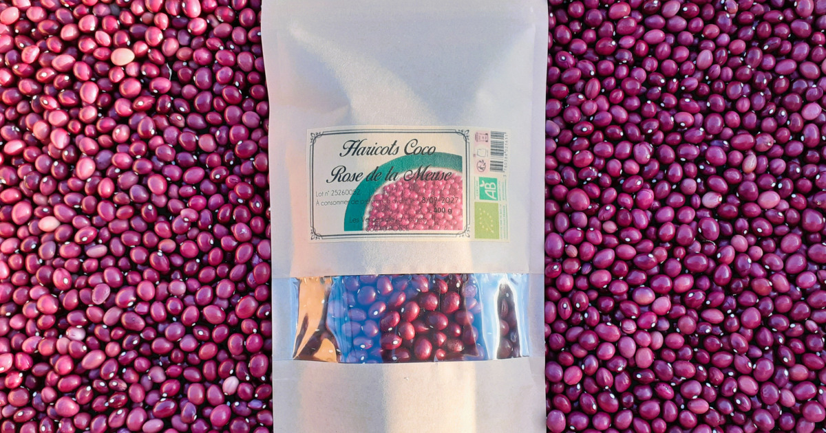 Haricots Coco Roses de la Meuse