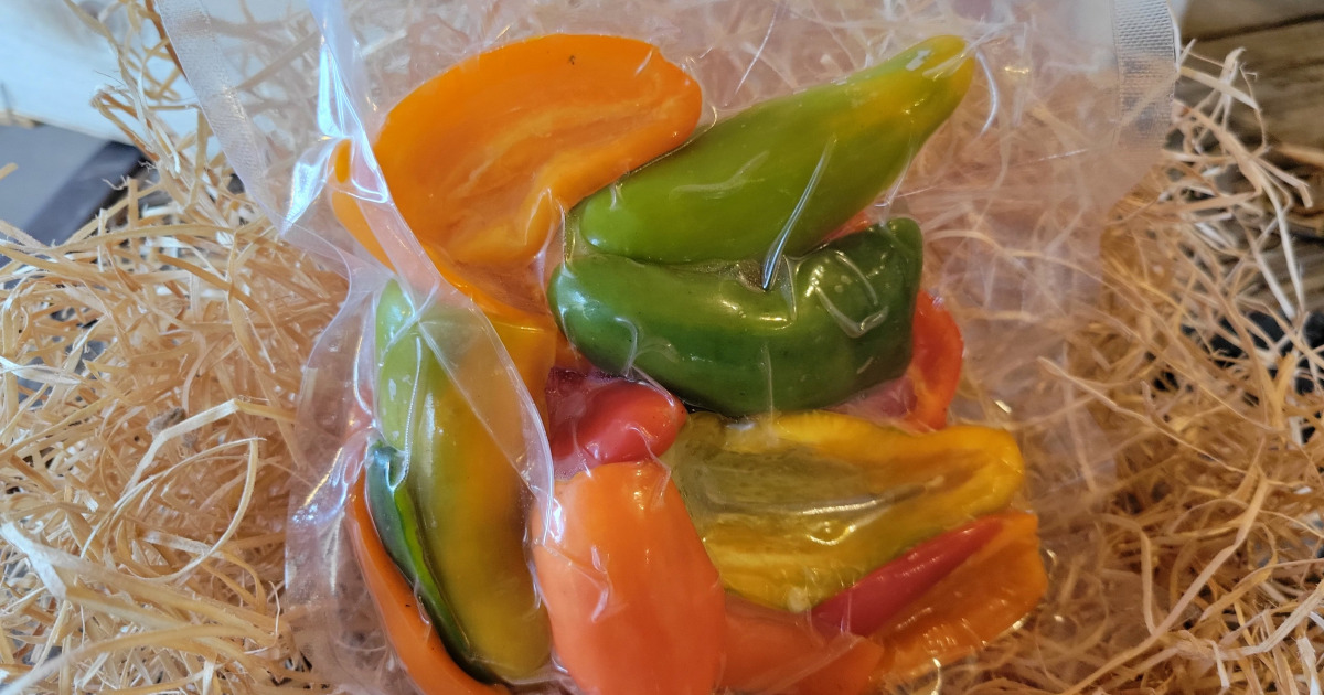 Mini poivrons mix sous-vide 150g
