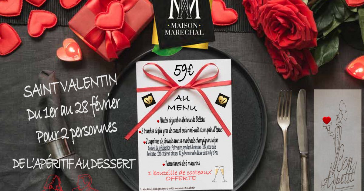 Menu Saint Valentin