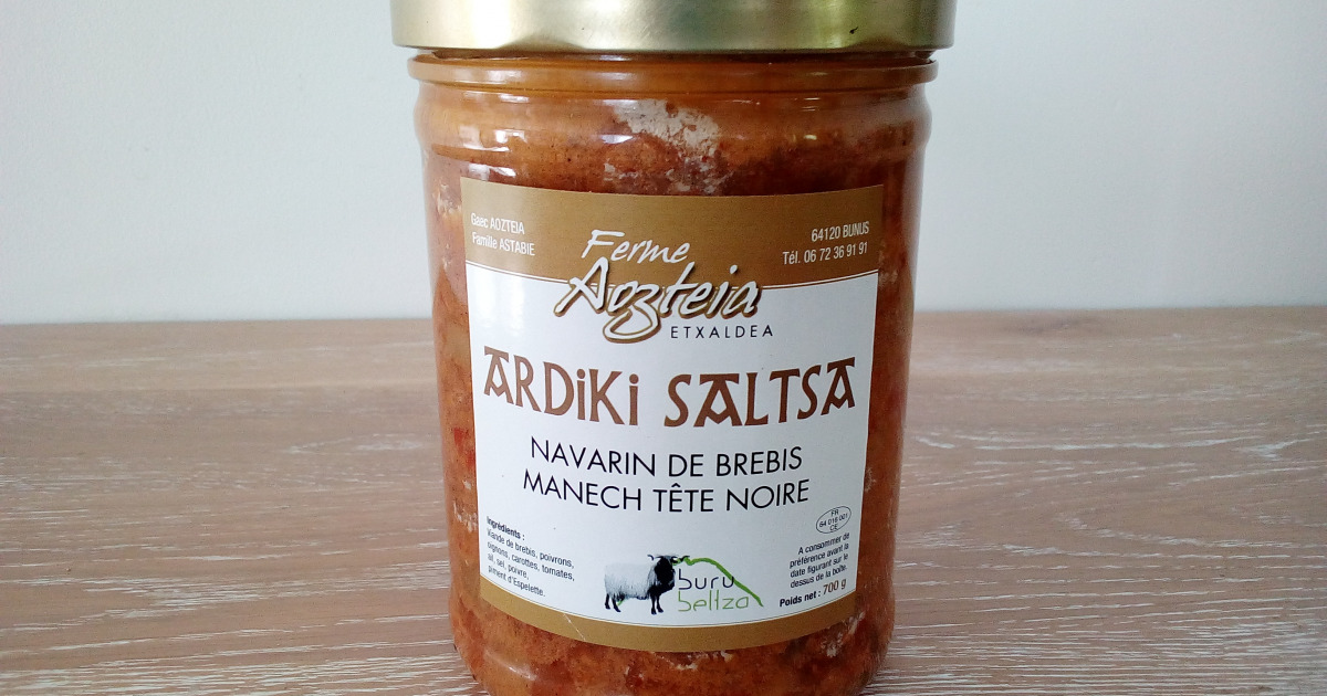 Navarin De Brebis Manech Tête Noire - 700g