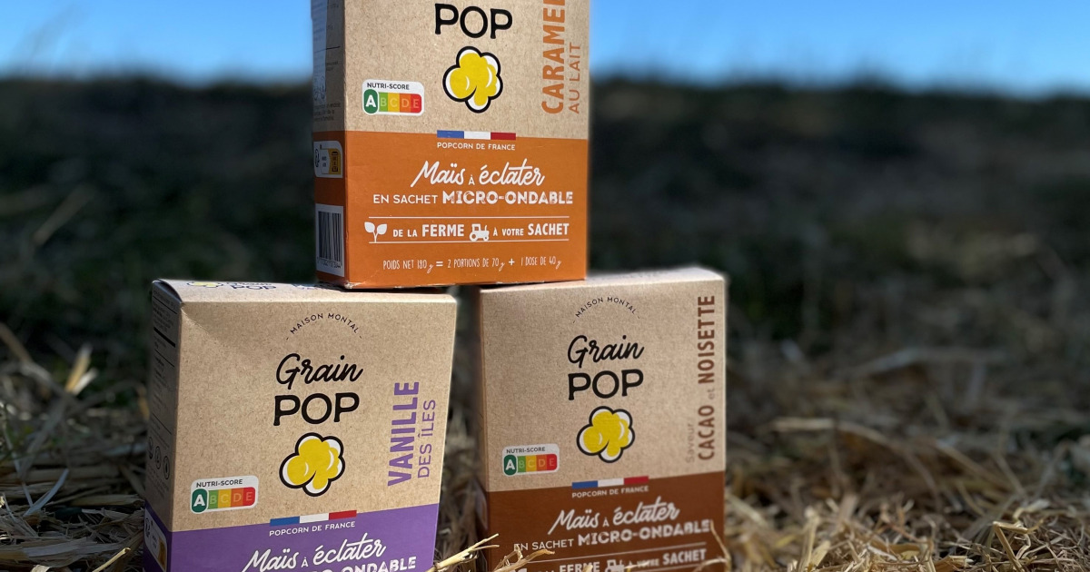 Box sucrée : Popcorn Vanille, Caramel e Cacao&Noisette