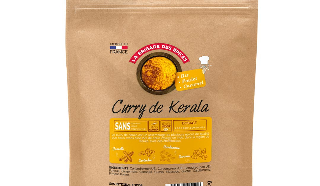 Curry de Kerala - sachet kraft 250g