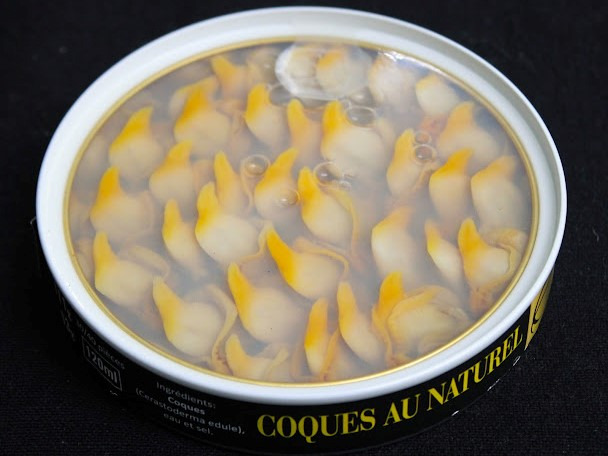 Coques fumées dans l’huile d’olive