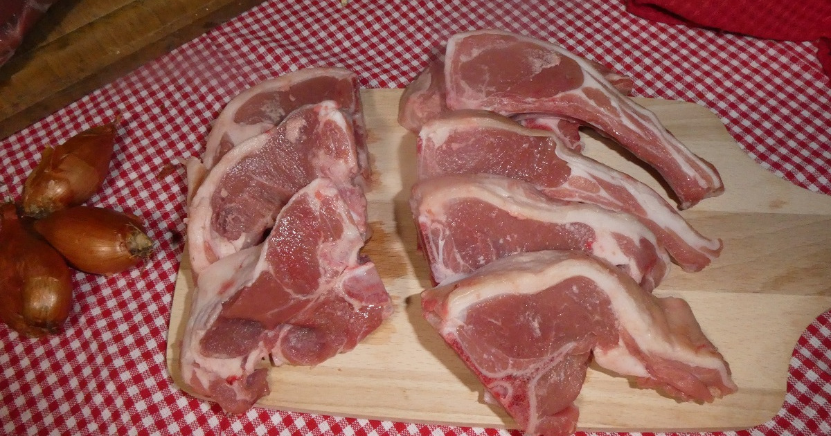 Côtes d'agneau x4
