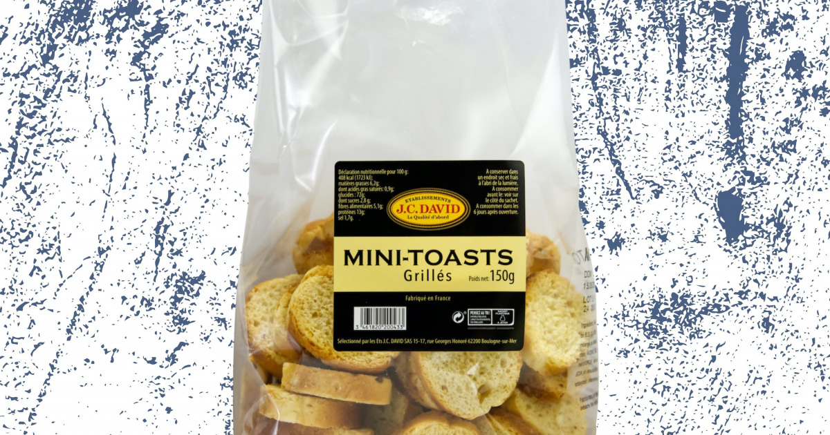 Mini toasts grillés - 150g