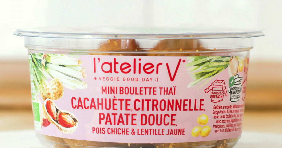 Mini boulette thaï - cacahuète, citronnelle, patate douce, pois chiche & lentille jaune