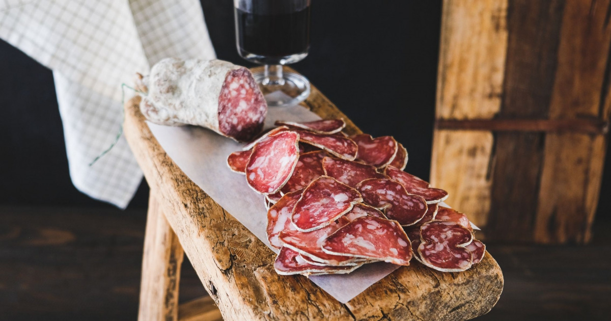 Saucisson tranché sans nitrite