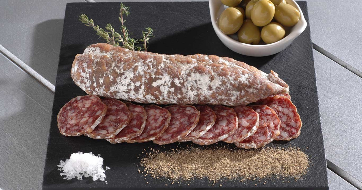 Lot de 4 saucissons sec de canard