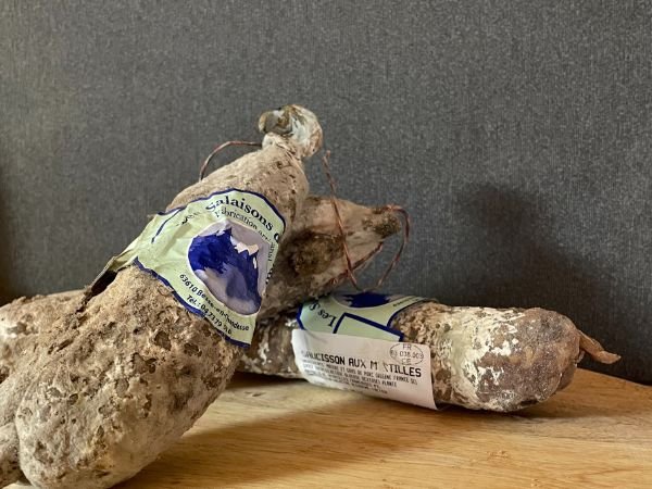 Saucisson à la myrtille ~ 200g