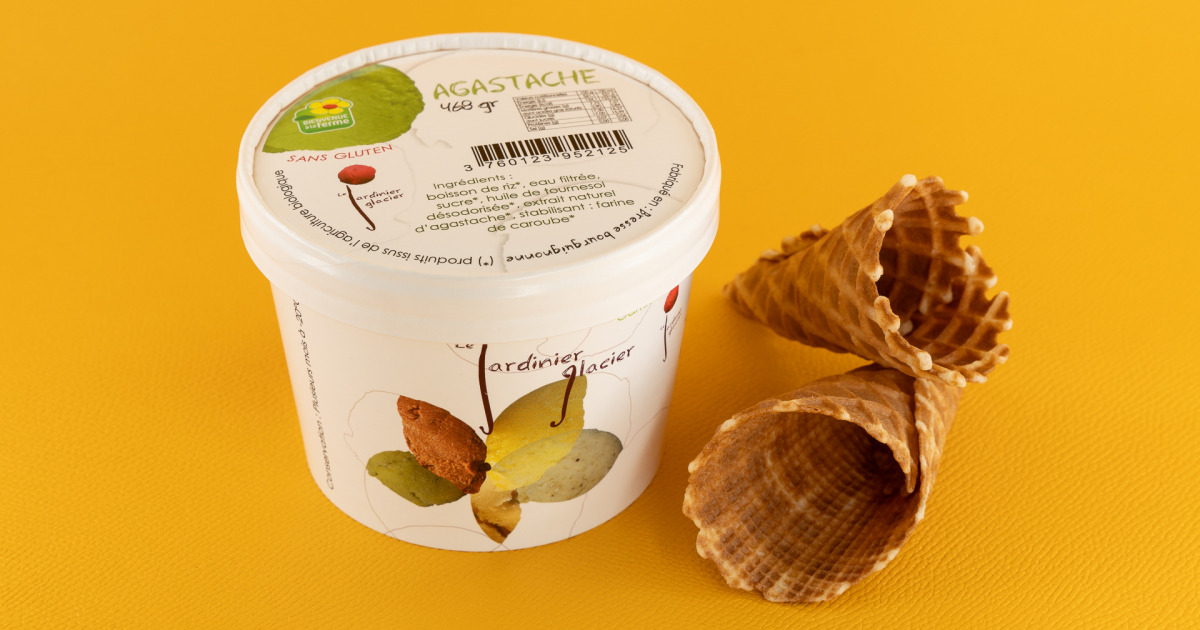Glace Agastache boisson riz - 516ml X4