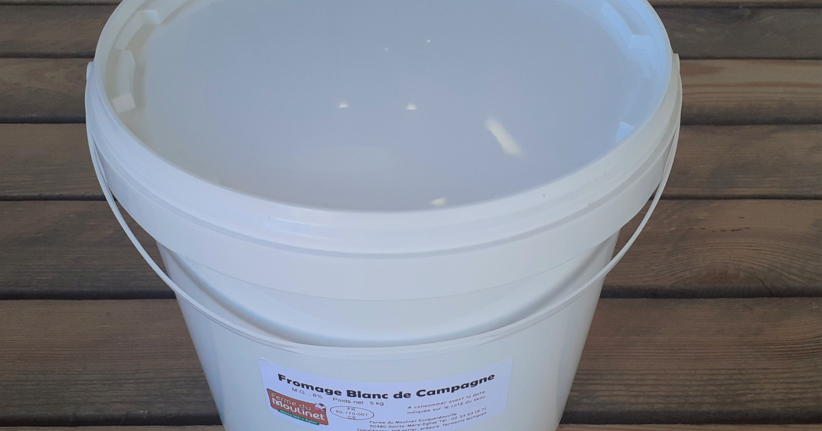 Fromage Blanc fermier de Campagne - 5kg