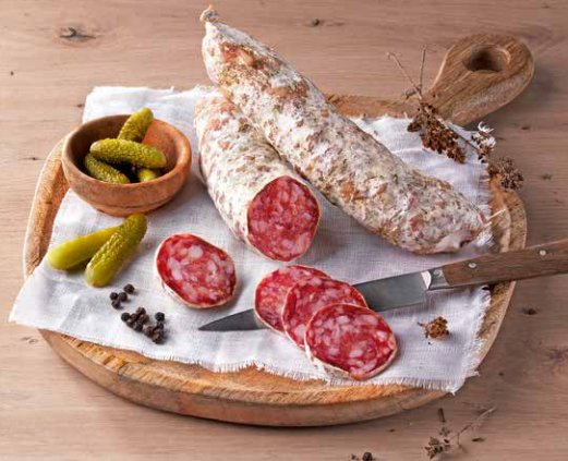 Saucisson sec de porc d'auvergne