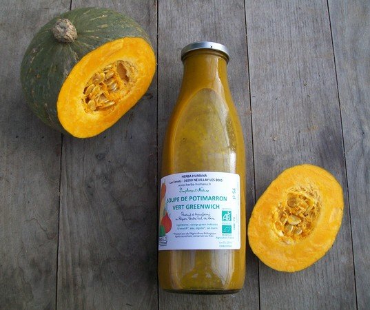 Soupe de courge Green Hokkaïdo Greenwish 75cl