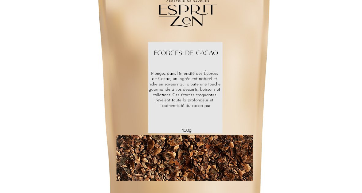 Écorces de Cacao - Sachet 100g