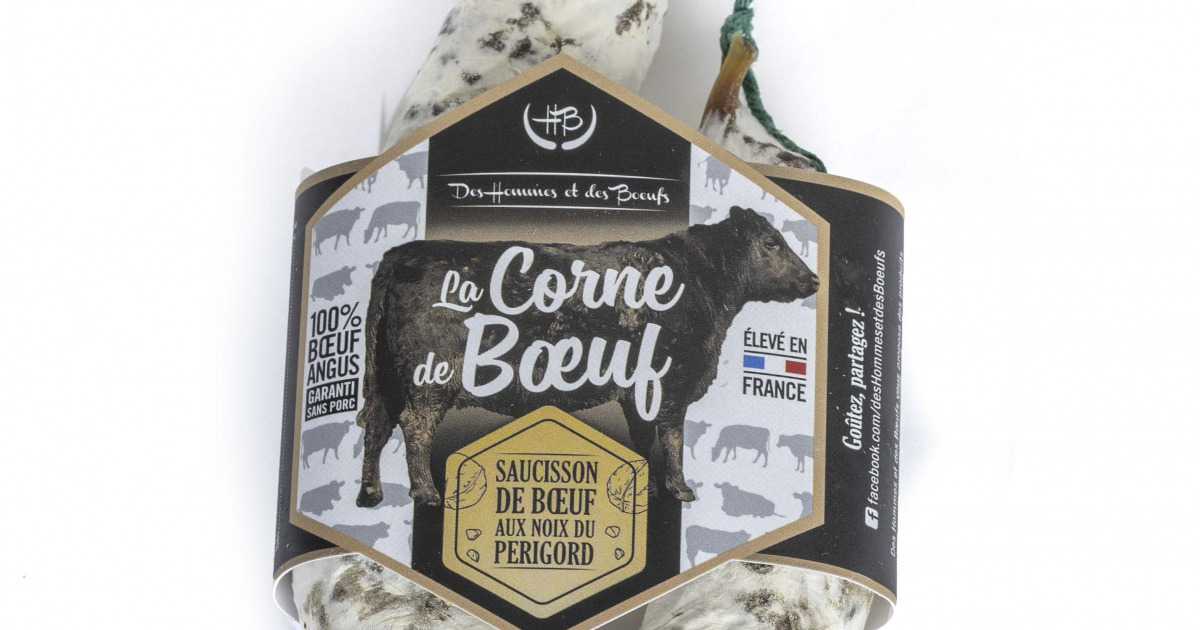 Corne de Bœuf Angus aux noix du Périgord - 180 g x 6