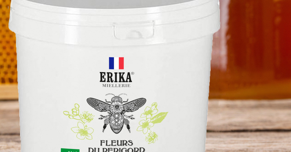 Seau de Miel de Fleurs du Périgord BIO - 5kg