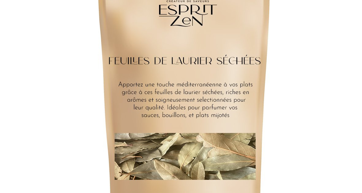 Laurier - Feuilles séchées - Sachet Zip 100g