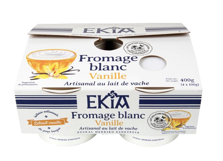Fromage Blanc Vanille 4*100gr