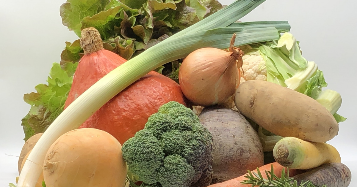 Panier De Saison Bio - Fruits, Légumes Et Herbes Aromatiques