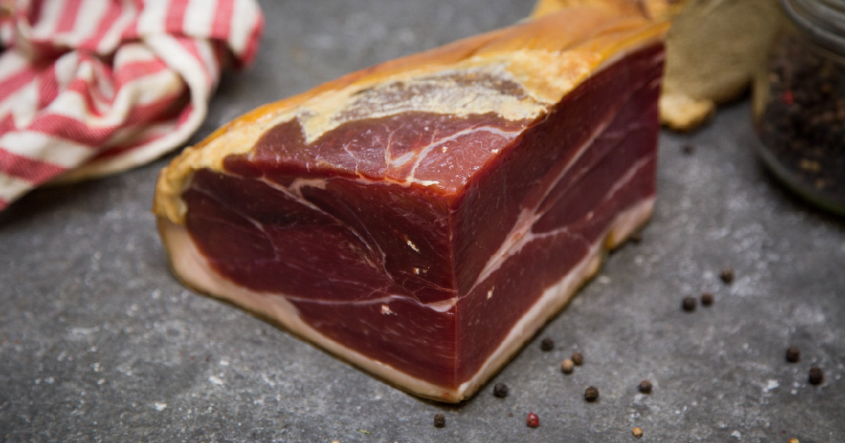 Jambon Sec 24 Mois d'Affinage en Quart - IGP Lacaune