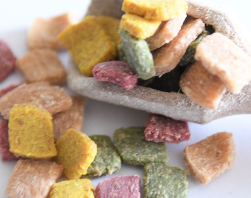 PÂTES - P'TITS CARRES DE PATES DEMETER BLES ANCIENS ET LEGUMES 2KG